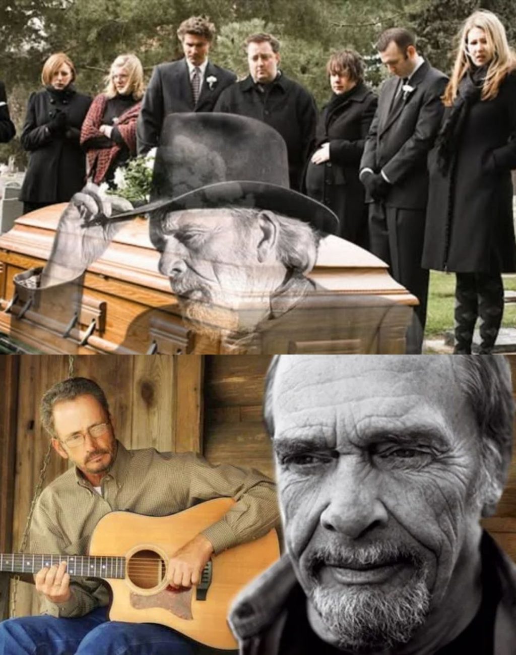 At Merle Haggard’s funeral, the room fell into a heavy silence as ...