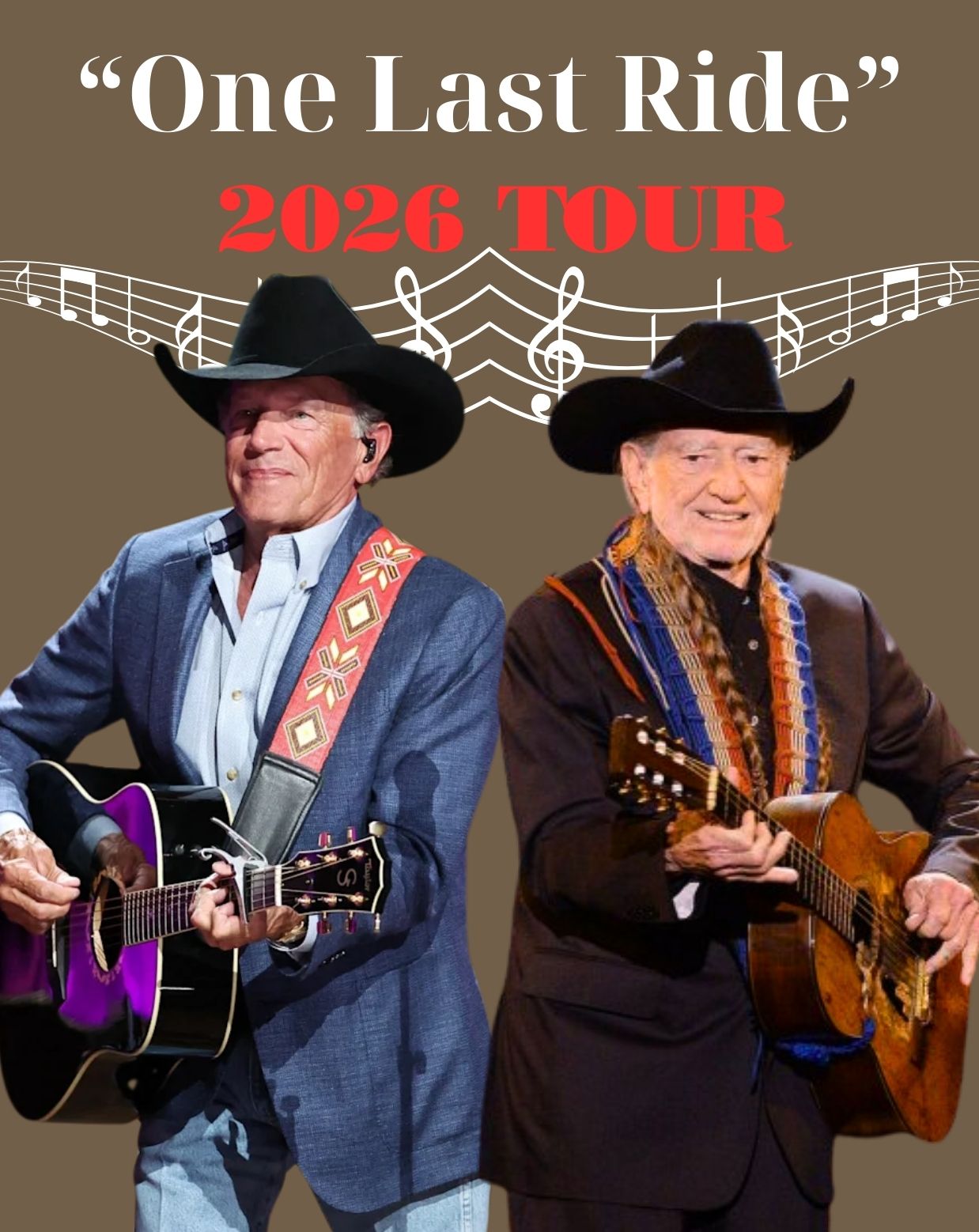 “LEGENDS, ONE LAST TIME…” — Willie Nelson & George Strait Saddle Up for ...